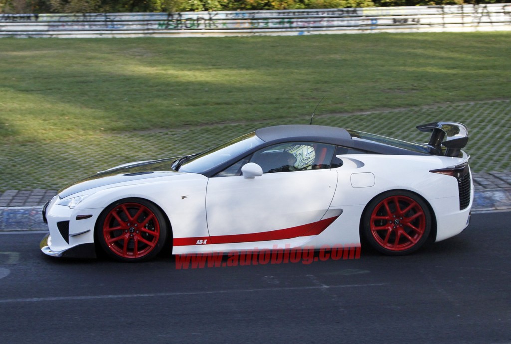 Lexus LFA AD-X Special Edition spied at the track - Ultimate Car Blog